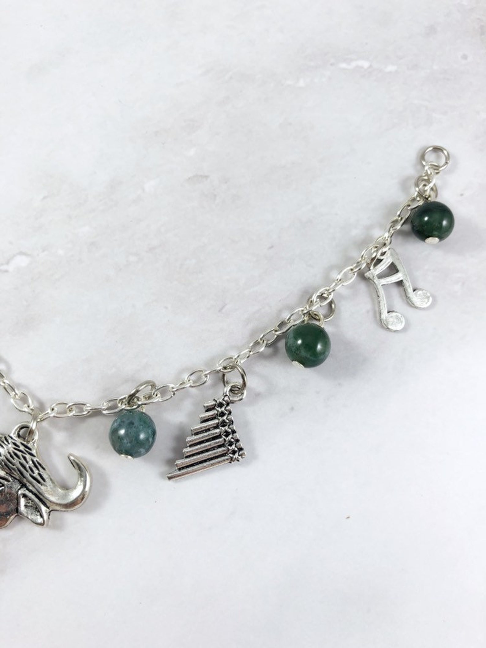 Pan Charm Bracelet: Greek Mythology Jewelry - Etsy