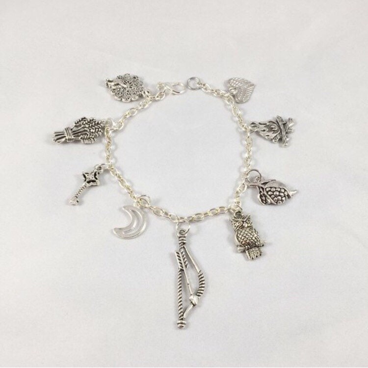 Greek Goddesses Charm Bracelet Mythology Jewelry Olympians | Etsy