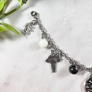 Hypnos Charm Bracelet - Greek God of Sleep, Deity Jewelry, Greek ...