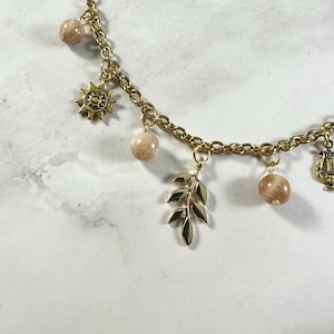 Apollo Charm Bracelet - Gold Tone Version Greek Mythology Jewelry ...
