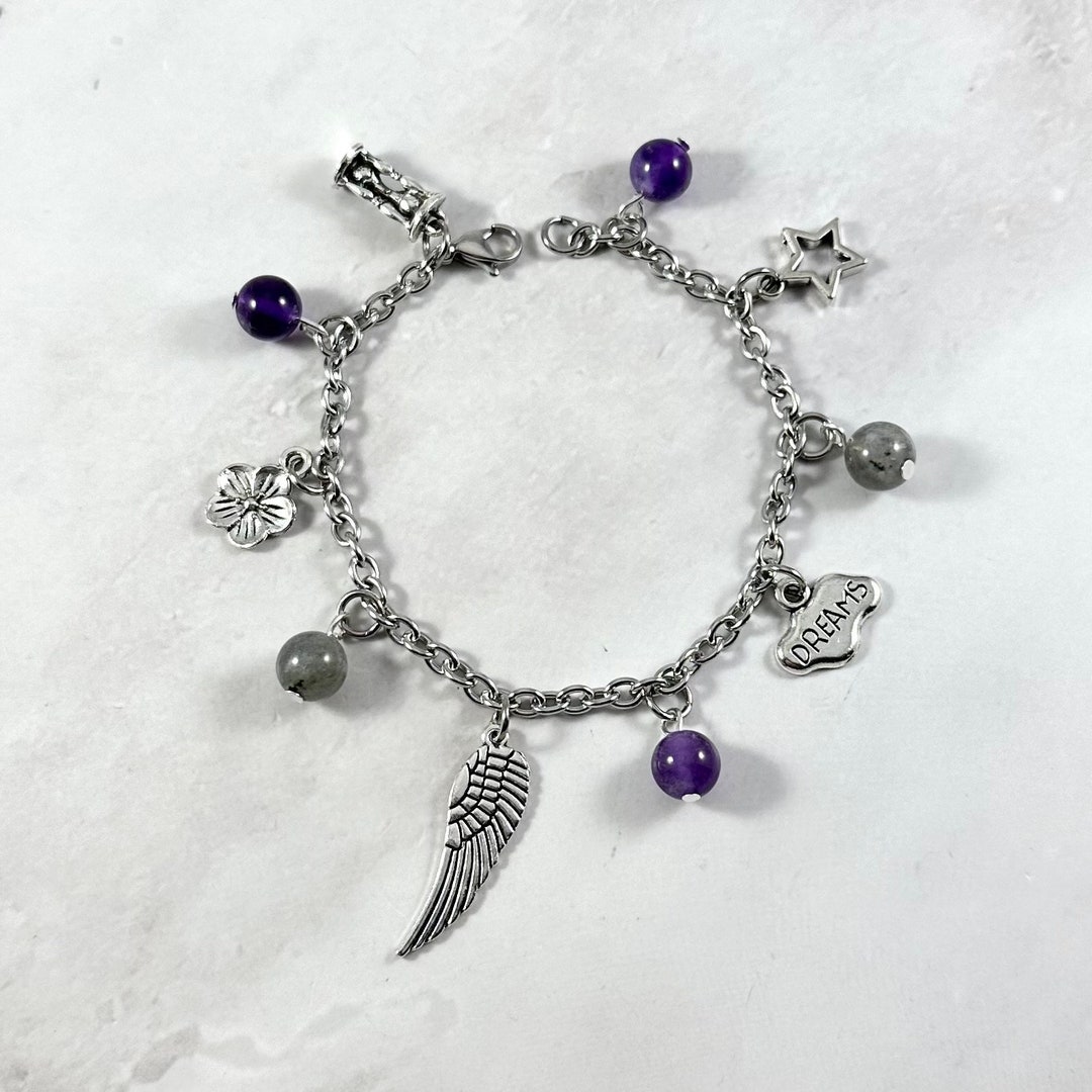 Morpheus Charm Bracelet, Greek God of Dreams, Greek Mythology Jewelry - Etsy