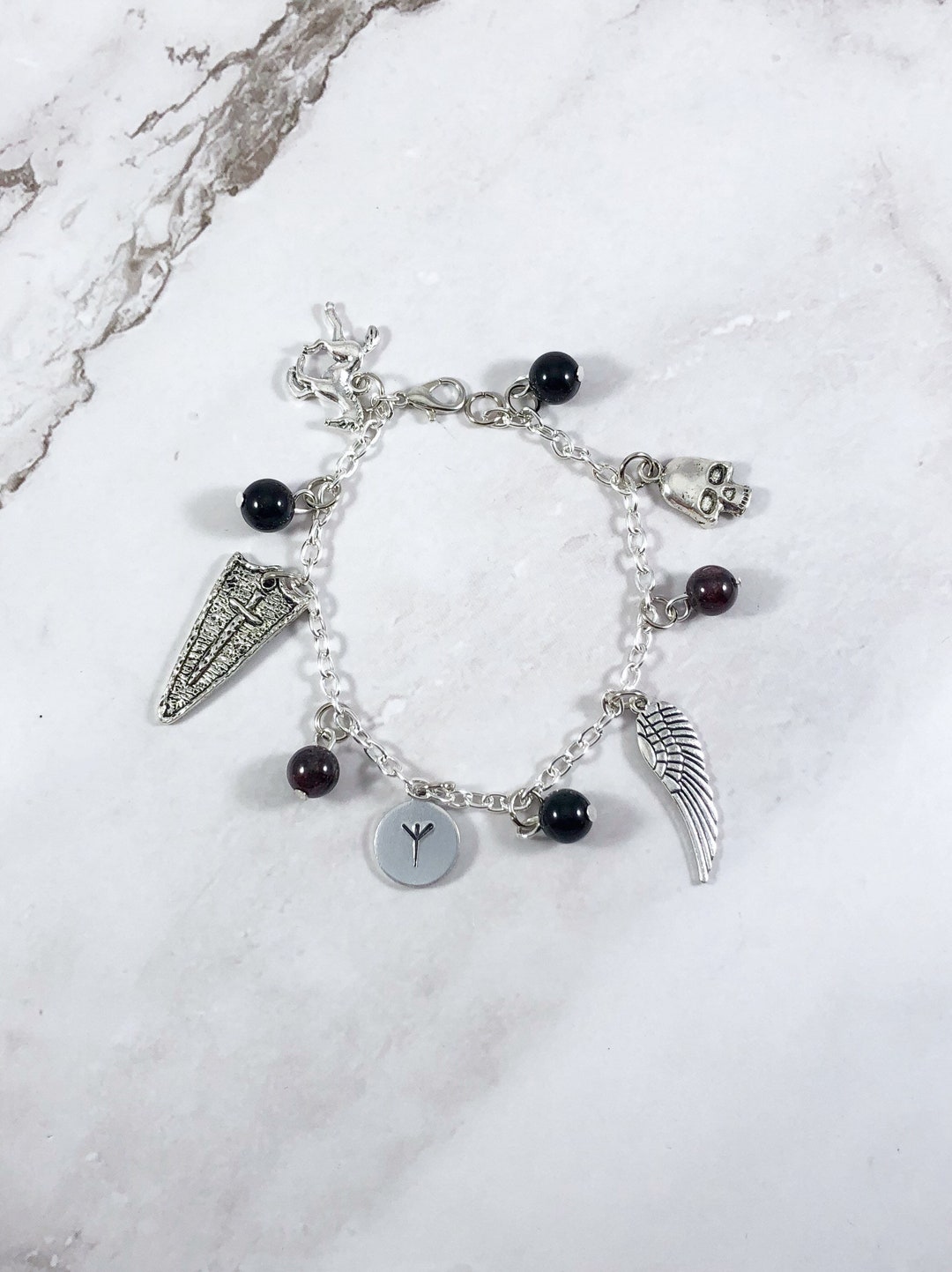 Valkyries Charm Bracelet, Valkyrie, Norse Mythology Jewelry, Heathen ...