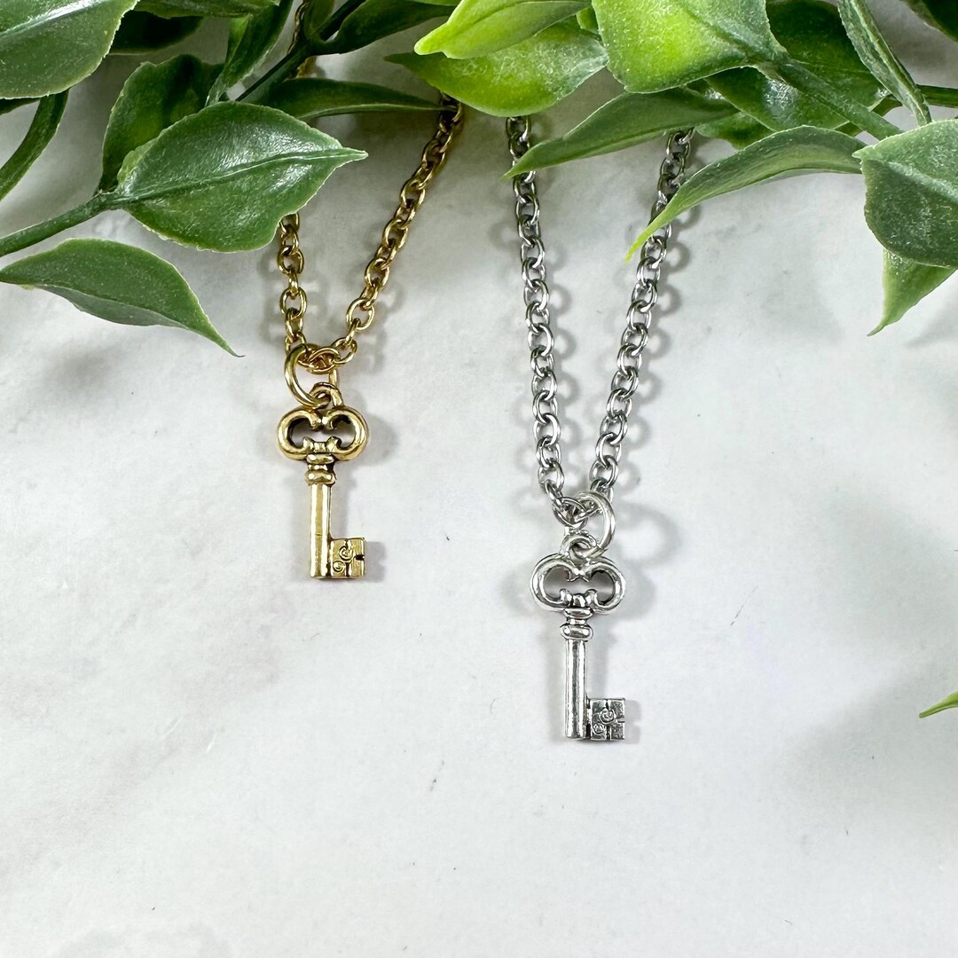 Hecate’s Key Necklace - Silver or 14k Gold Plated, Greek Mythology Jewelry - Etsy