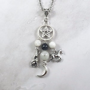 Máni Necklace, Norse God of the Moon, Mani, Norse Mythology, Heathenry ...