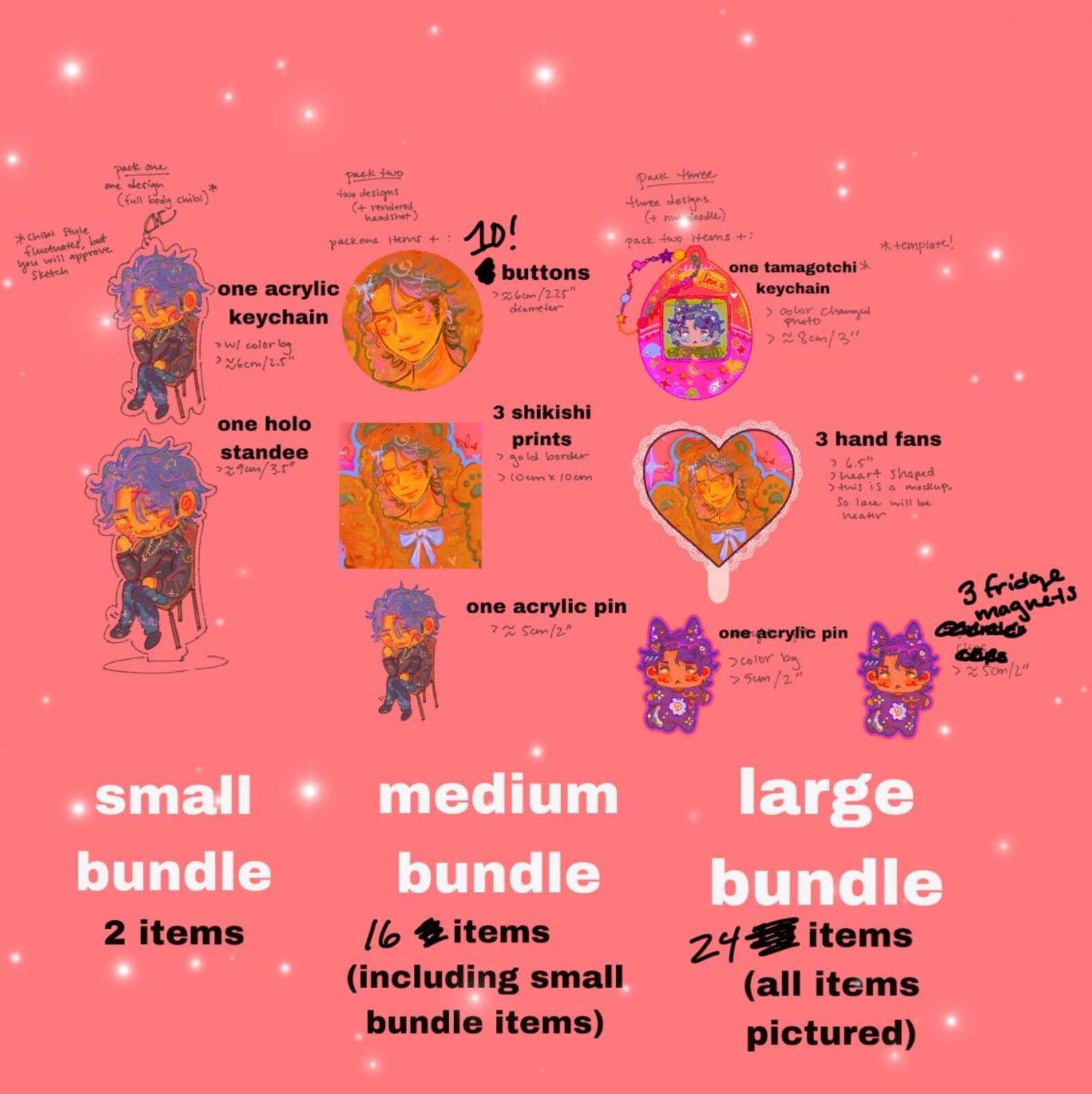 Custom Oshikatsu Ita Bag Merch Bundle Commission - Etsy