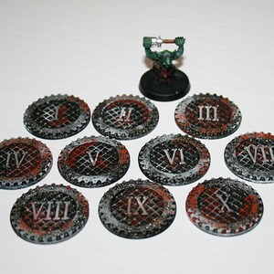 Various Objective Markers, Tokens or Coins for Tabletop Games Like ...