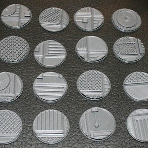 25mm and 32mm Industrial Themed Miniature Bases 10 per Lot - Etsy Canada