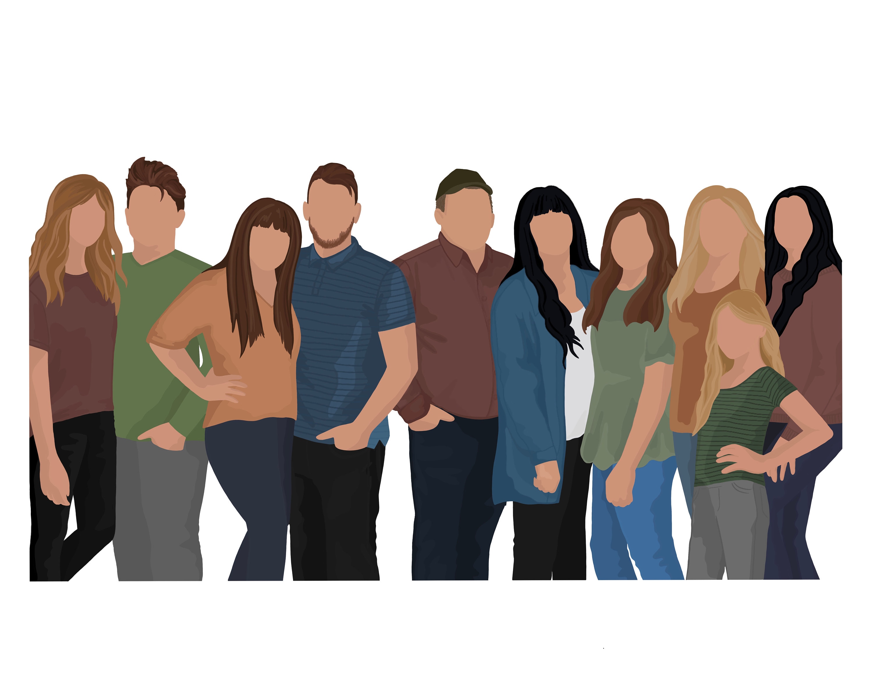 Faceless family portraits - pachlist