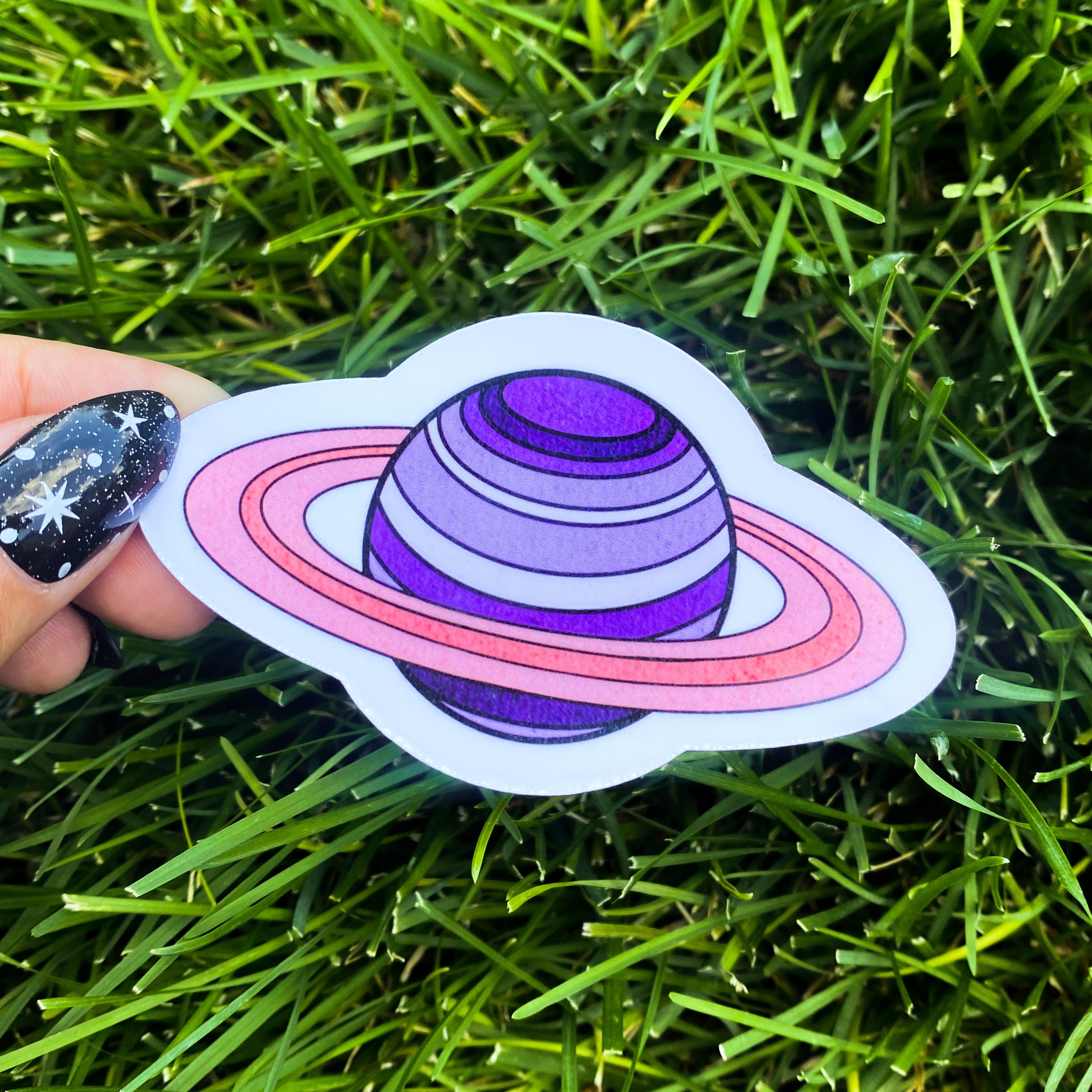 Saturn Sticker | Etsy