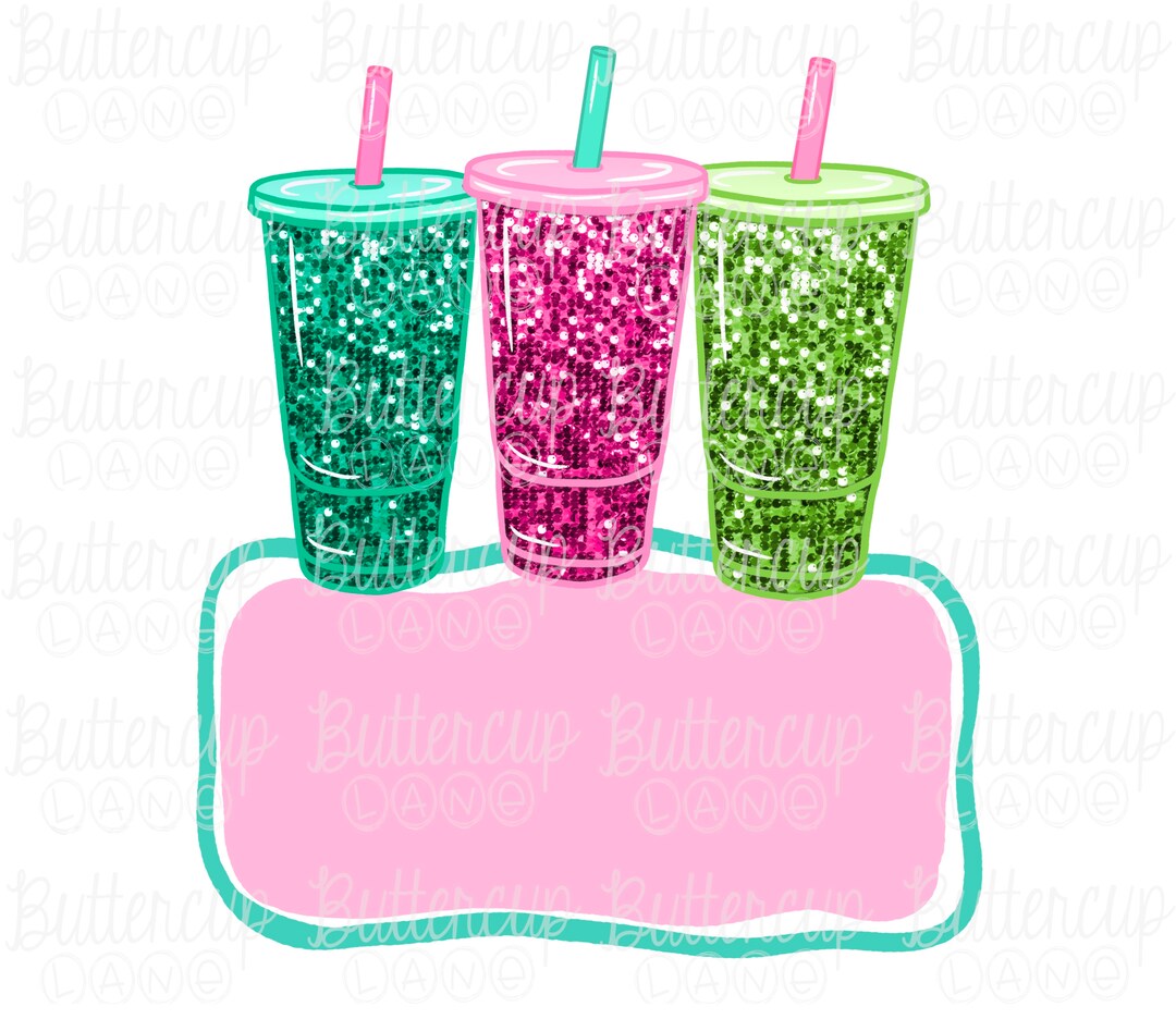 Loaded Tea Logo PNG / Add Business Name / Sequin Logo / Digital ...