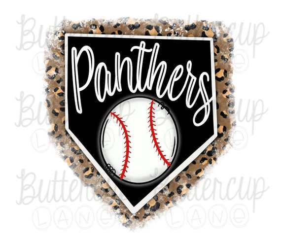 Baseball PNG / Panthers / Baseball Team / Leopard / Digital | Etsy