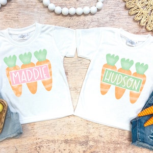 Carrots Easter Kids Name Box PNG Bundle / Girl Name / Boy Name ...