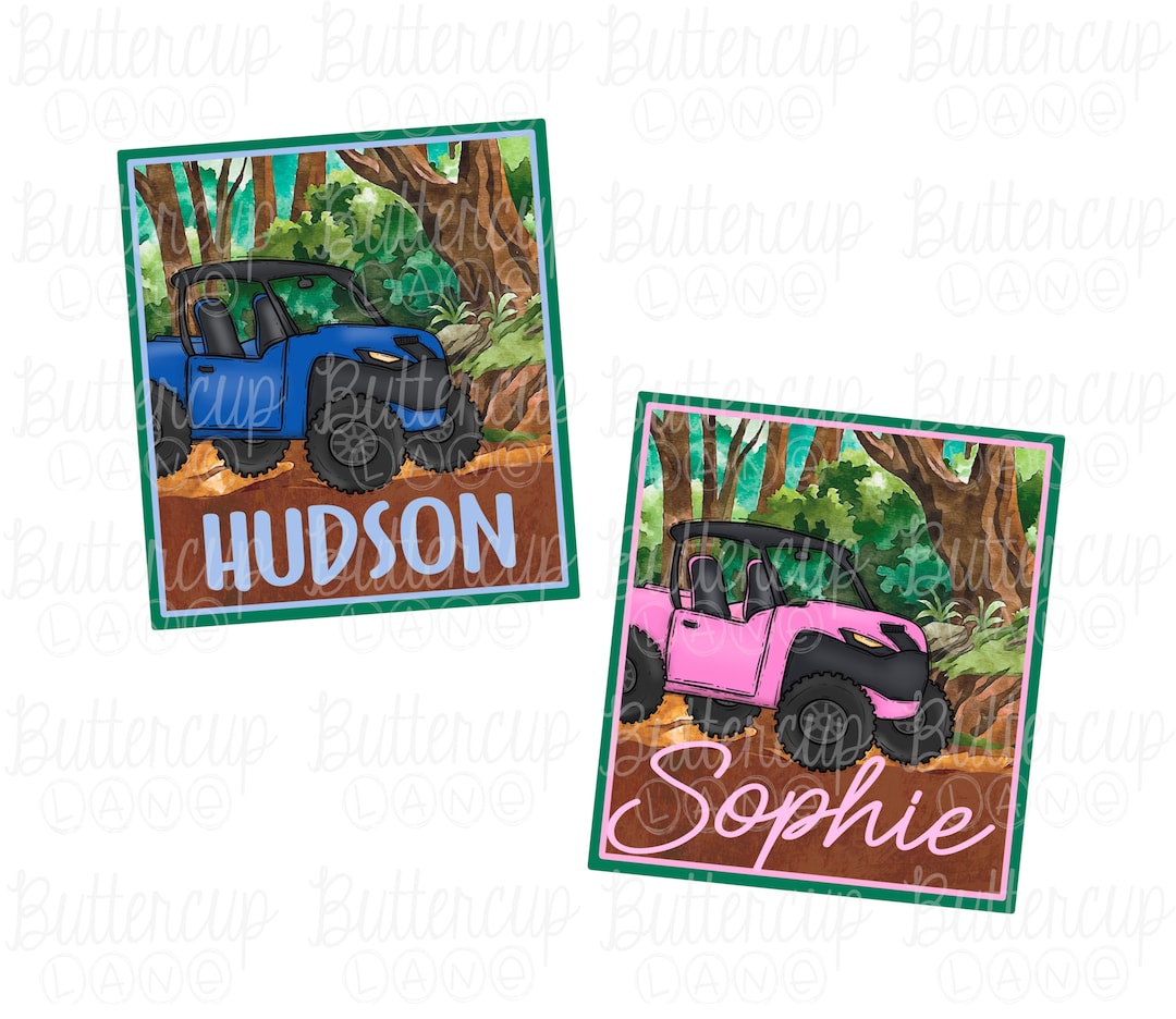 Kids Name Side by Side PNG Bundle / UTV Offroad / Kids Summer / Boy ...