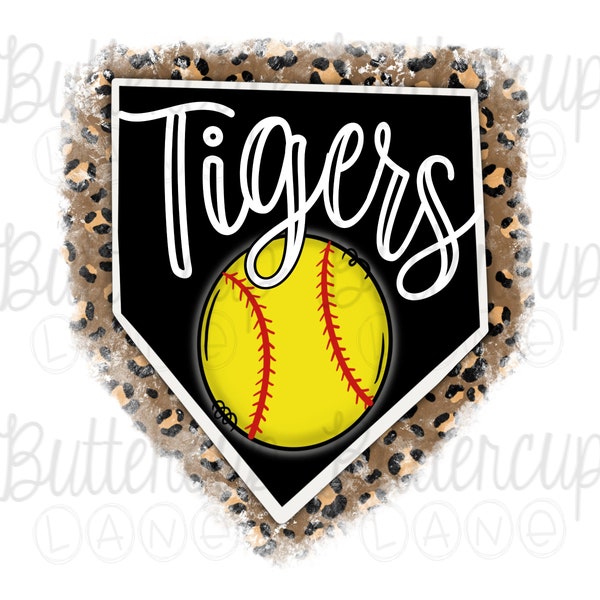 Tiger Softball Png - Etsy