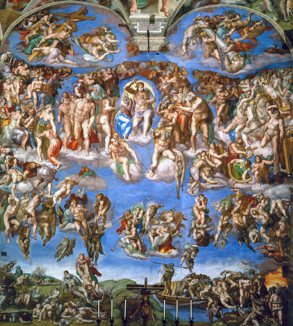 Hi Res Michelangelo Buonarroti's "the Last Judgment". Digital JPG File ...