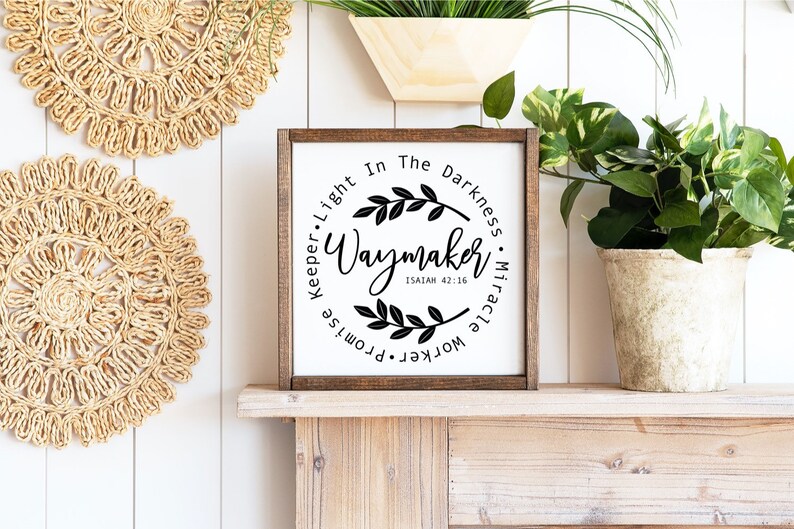 Waymaker Wood Sign / Isaiah 42:16 - Etsy
