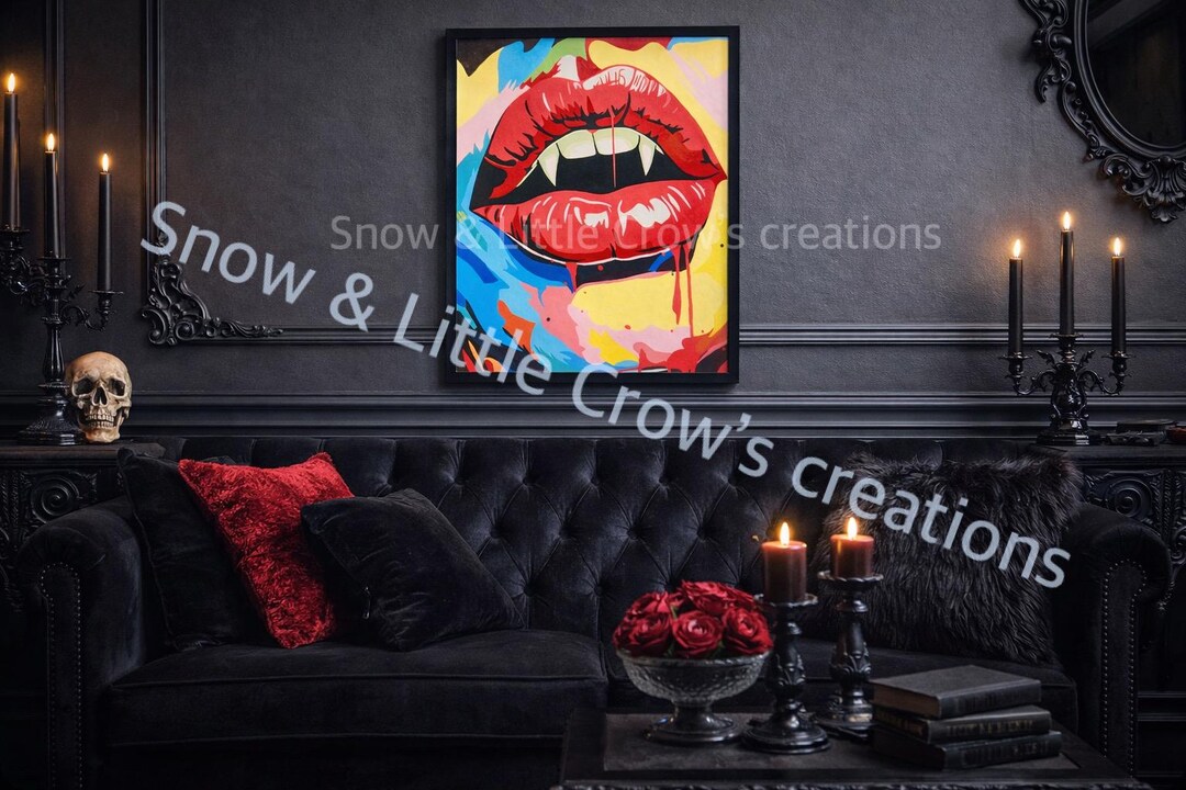 Vampire Art Work - Etsy