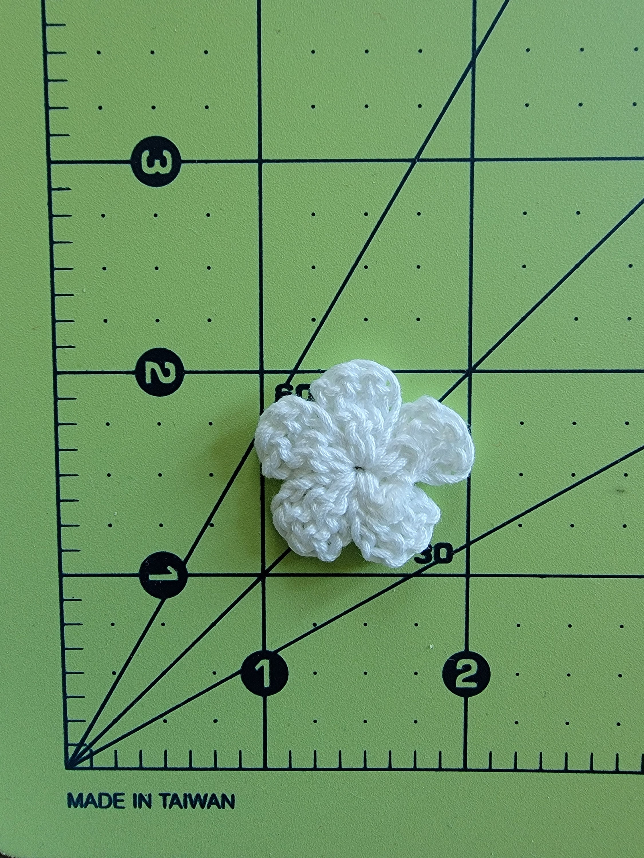 Crochet Pink Mini Flowers 1", Ready to Use Crochet Flowers Applique ...