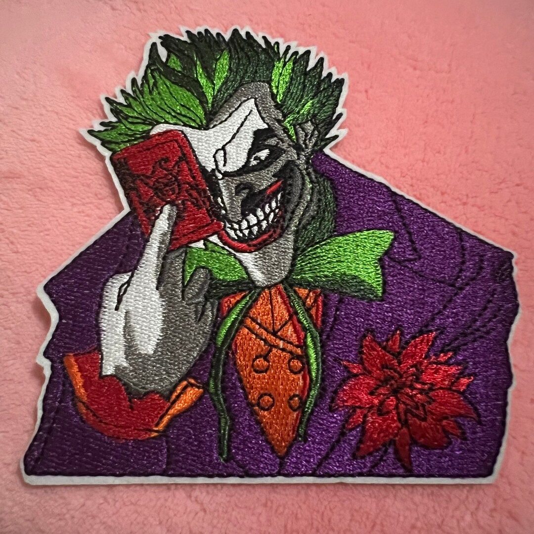 Joker Iron on Patch - Etsy