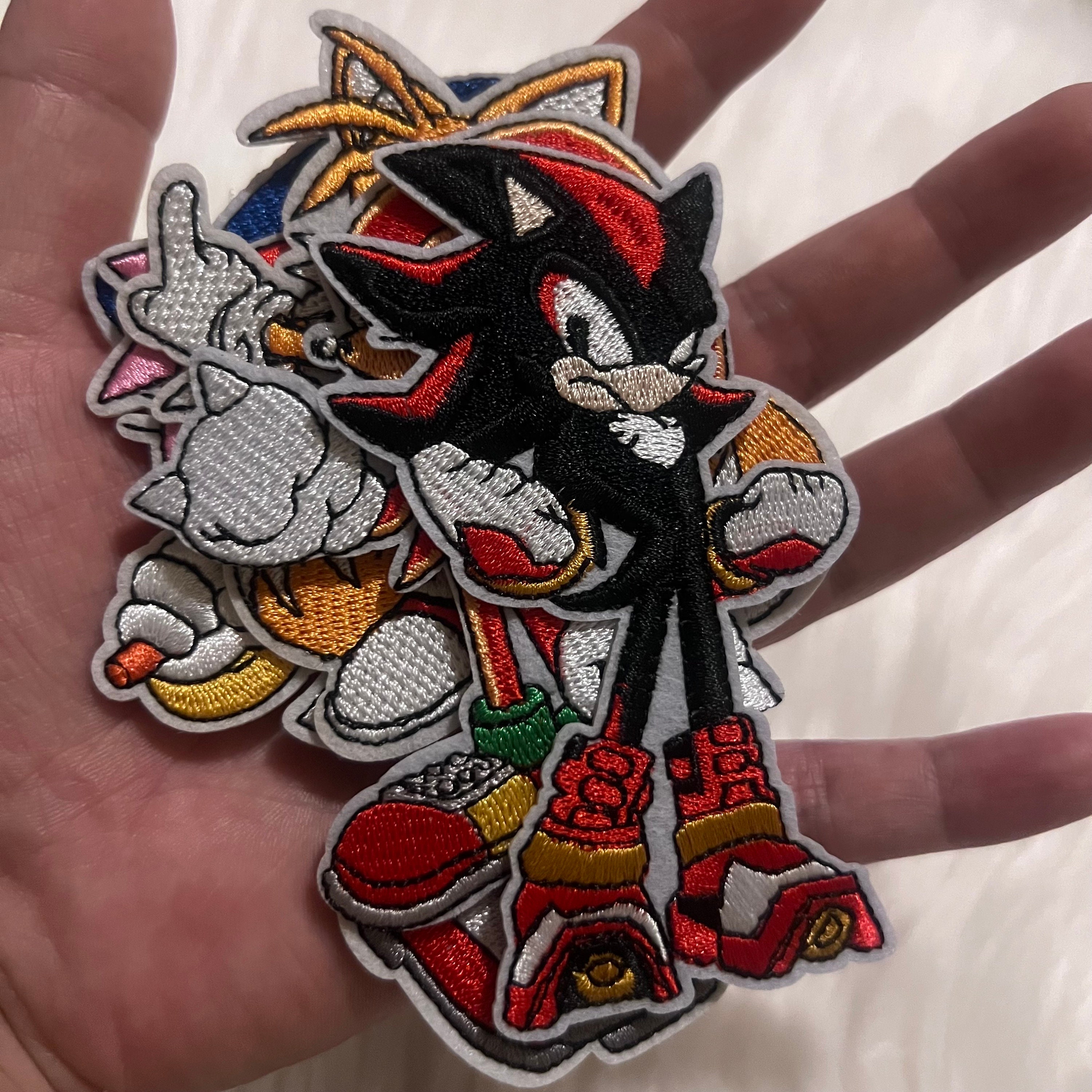 Sonic the Hedgehog Iron on Patch,embroidered,embroidery, Applique ...