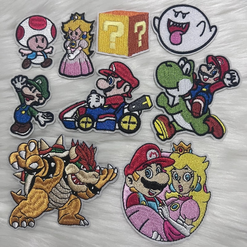 Super Mario Patches - Etsy