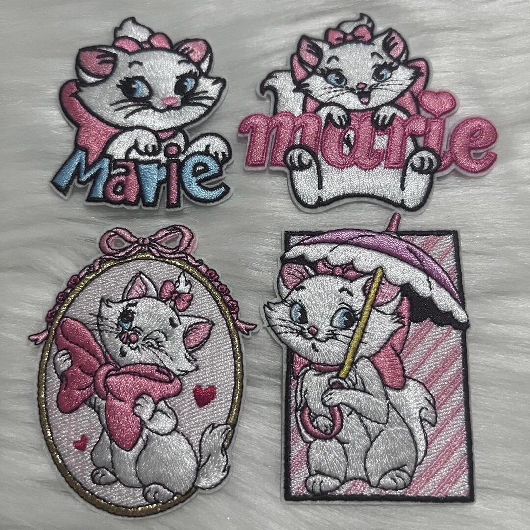 Marie Iron on Patch , Marie Patches Iron-on Sew on Embroidered Iron on ...