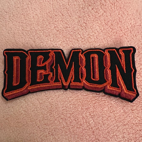Demon Iron on Patch - Etsy