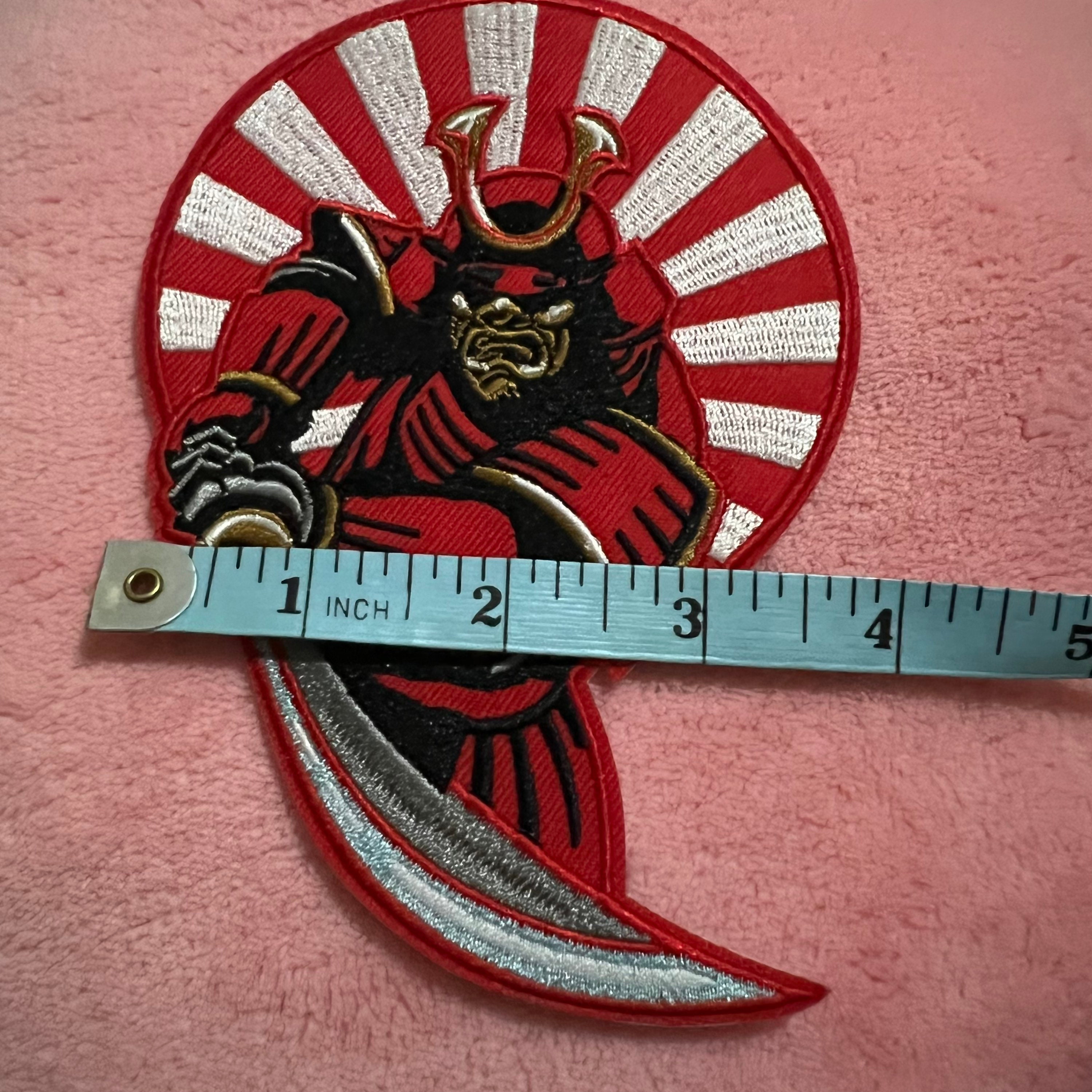 Samurai Iron on Patch - Etsy