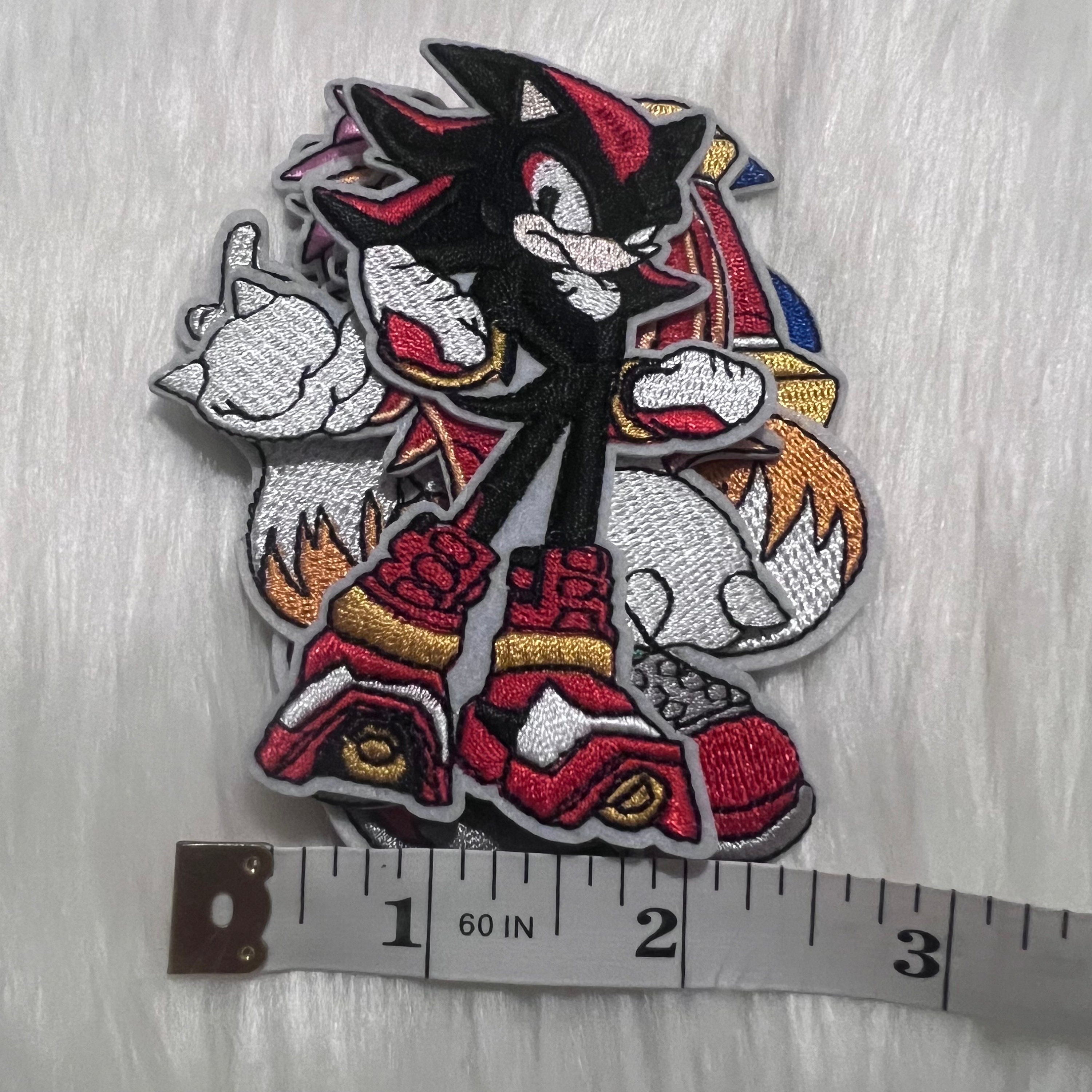 Sonic the Hedgehog Iron on Patch,embroidered,embroidery, Applique ...