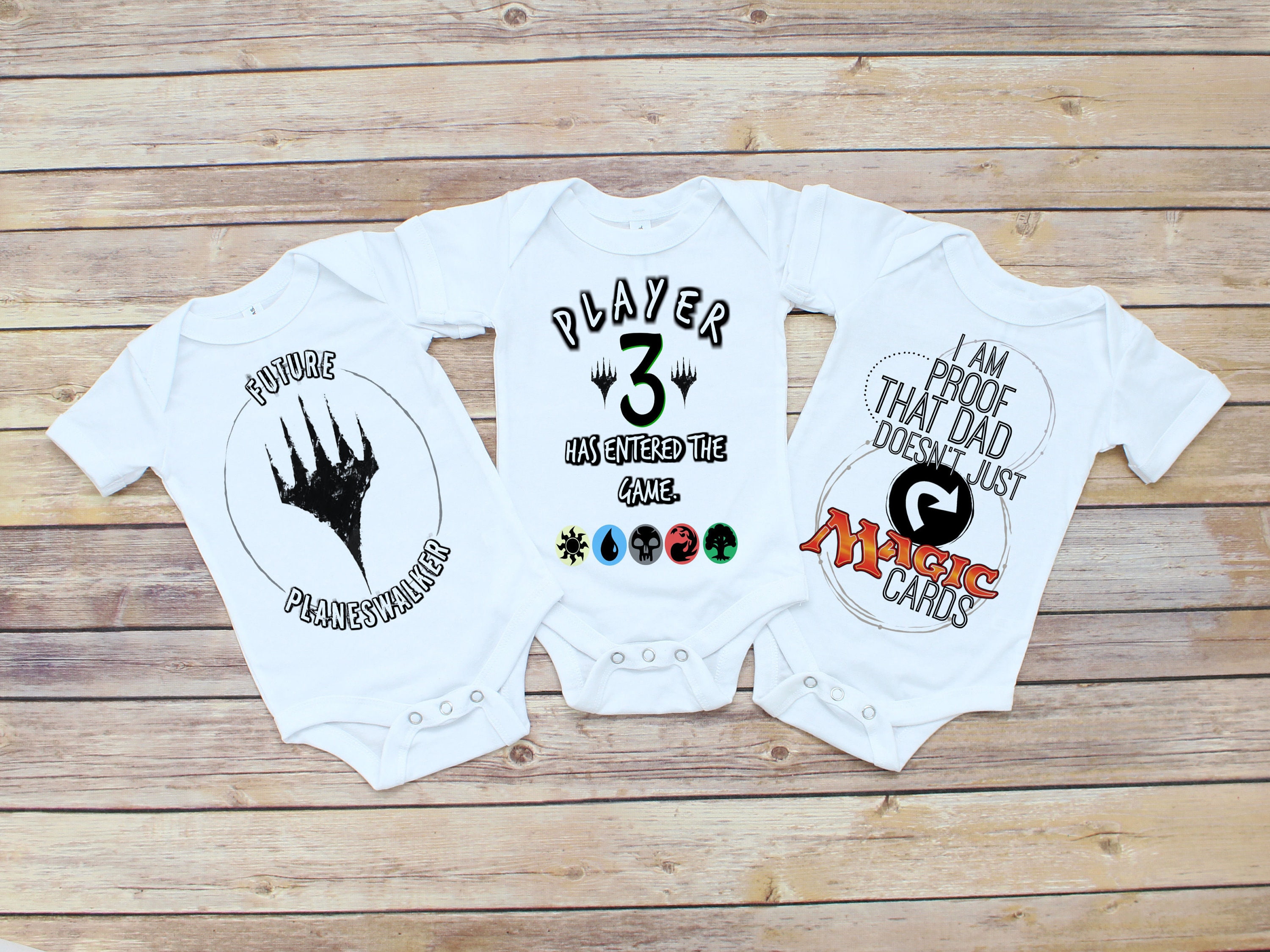 Magic the Gathering Baby ONESIE ® by Gerber® Bodysuit Gift Set | Etsy