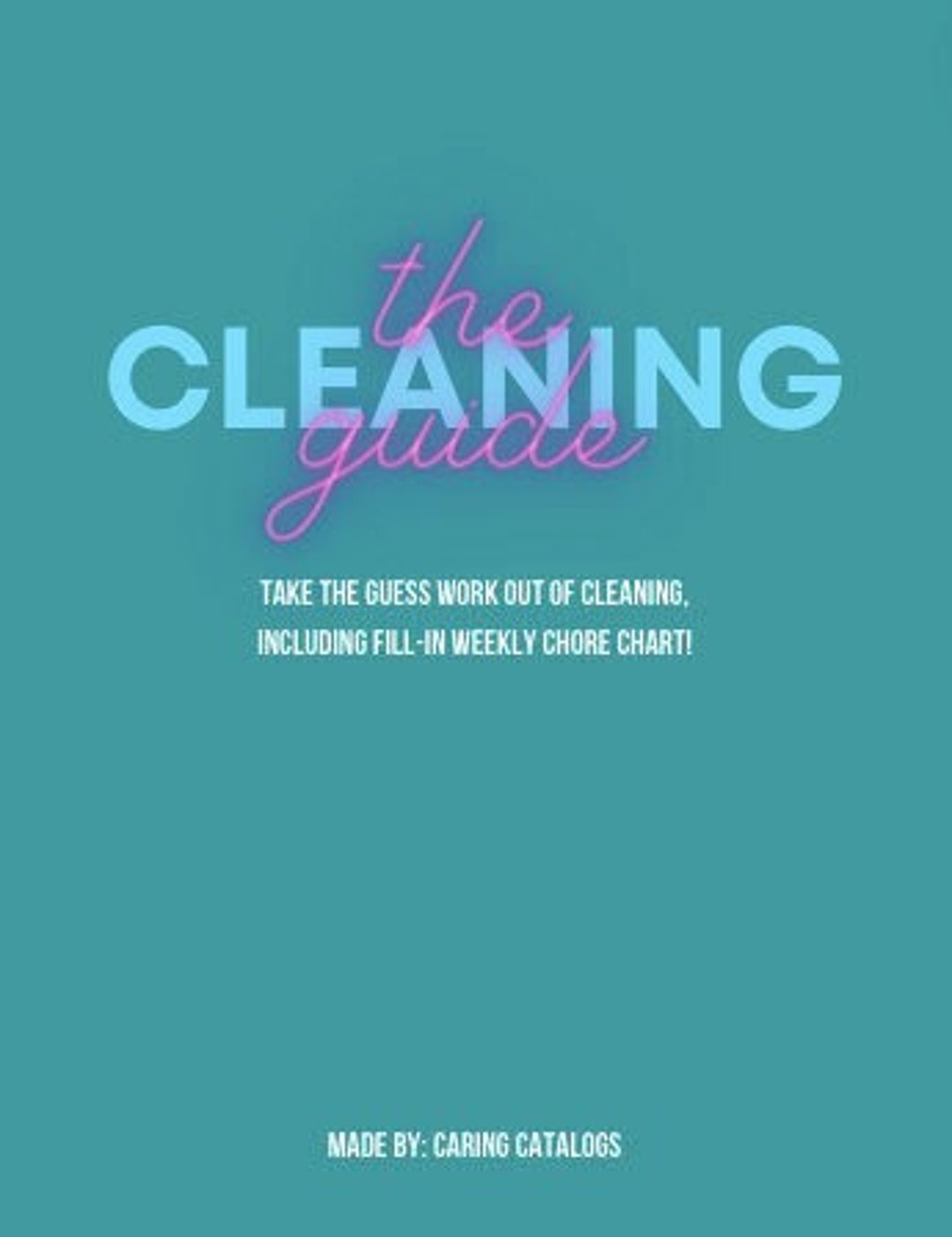 The Cleaning Guide Digital Download - Etsy