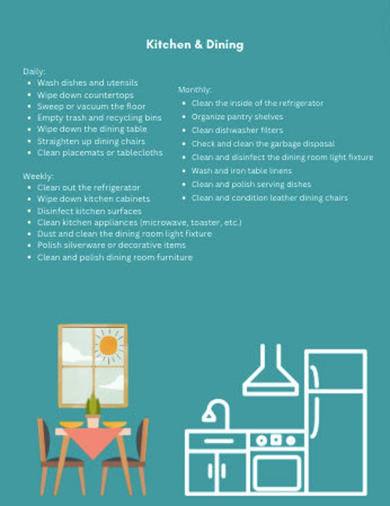 The Cleaning Guide Digital Download - Etsy