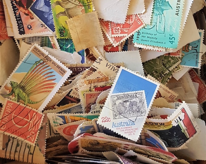 40 X Variety Postage Stamp Packs, Scrapbooking, Junk Journals, Ephemera ...
