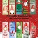 Printable 10 X Christmas Gnomes Bookmarks, Instant Download PDF - Etsy