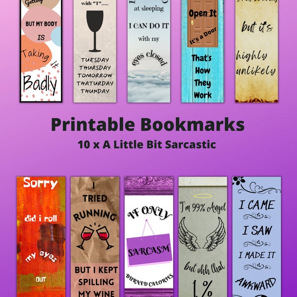 Quote Bookmarks - Etsy