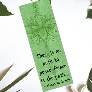 Printable 10 X Peace Themed Bookmarks, Instant Download PDF - Etsy