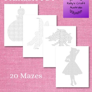 Printable Adult Activity Book PDF Digital Download 100 Puzzles ...