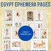 Printable Ancient Egypt Scrapbook, Junk Journal Vintage Paper Craft ...
