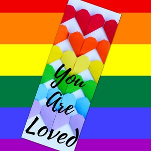Printable Pride Bookmarks, LGBTQI Bookmarks, Set of 10, Instant ...