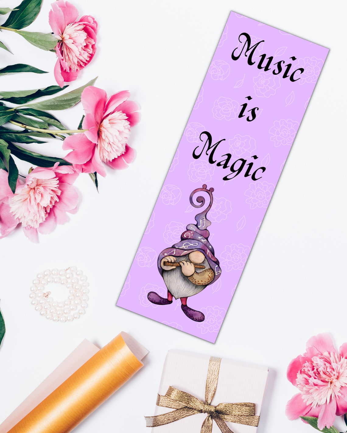 Printable 10 X Musical Gnomes Bookmarks Instant Download PDF - Etsy
