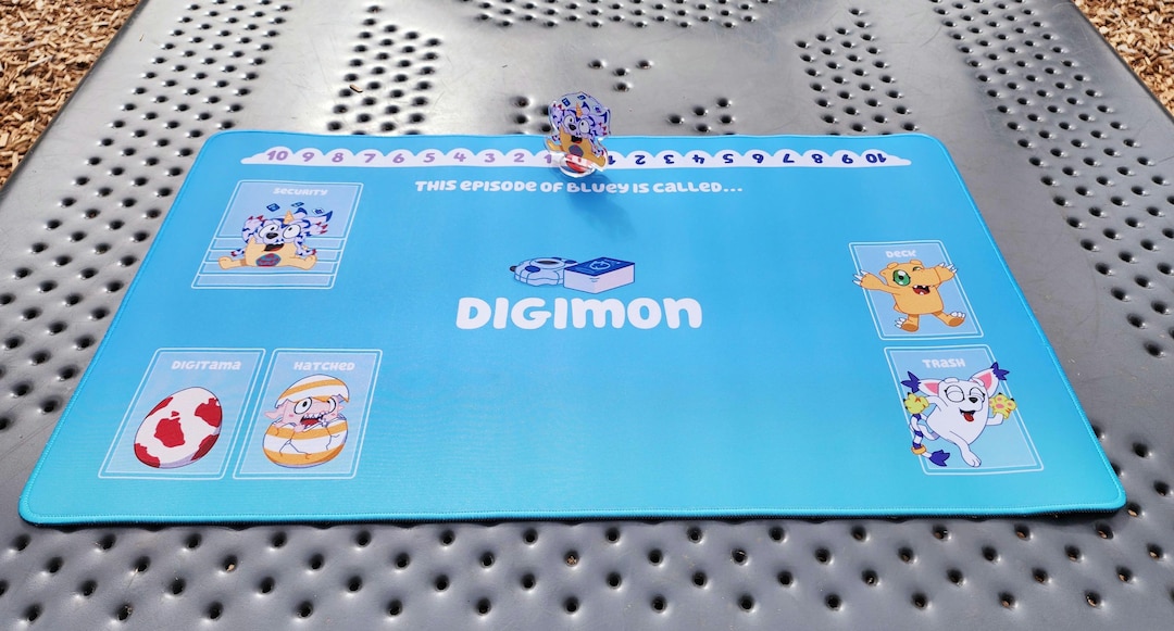 Pre-order Digimon X Bluey TCG Playmat Bundle With Memory Token - Etsy