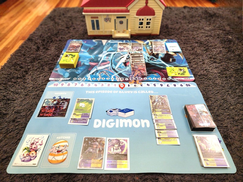 Digimon X Bluey TCG Playmat Preorder - Etsy Australia