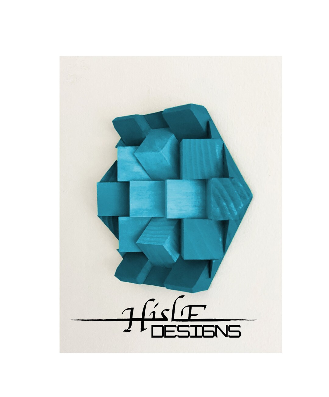 Hexagon Decor 3d Art Wood Wall Art Parametric Wall Art Minimalism ...