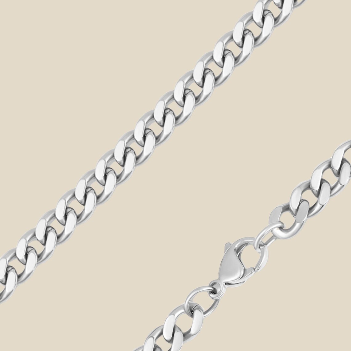 Kid's Silver Cuban Chain Necklace - Etsy