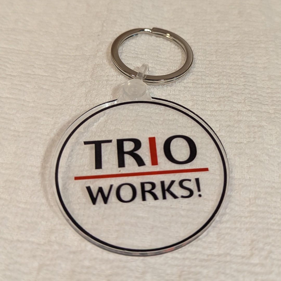 TRIO Works Circular Keychain – 2 Inch - Etsy