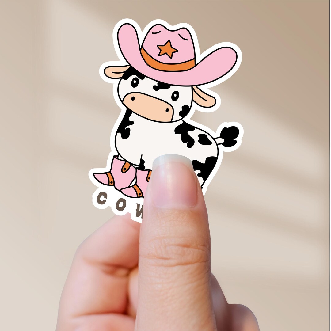 Cowdy Sticker E-reader Decal, Waterbottle Sticker - Etsy