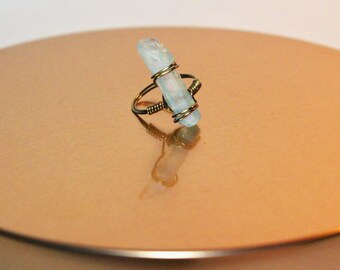 Quartz crystal ring | Etsy
