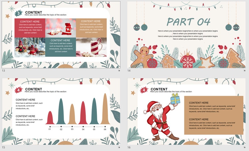 Gingerbread Man Powerpoint Template, Christmas Powerpoint, Christmas ...