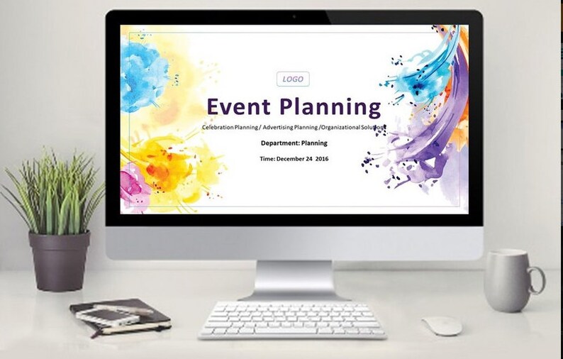 Event Planning Paint Splash Powerpoint Templates Paint Powerpoint ...