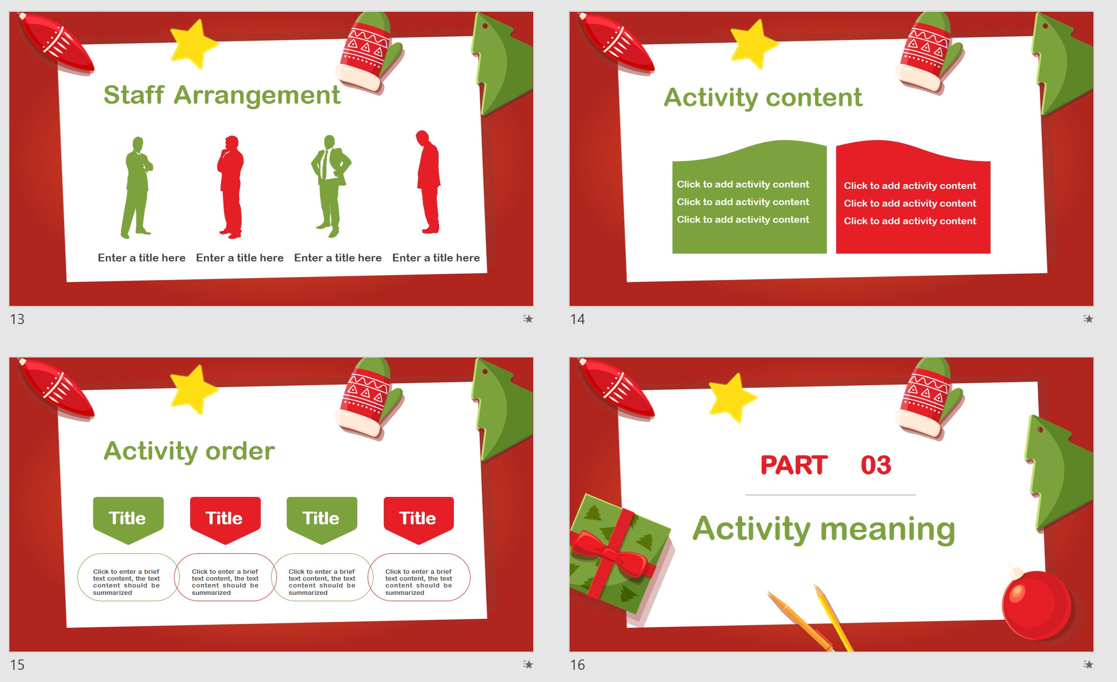 Cartoon Christmas PPT Template, Christmas Powerpoint, Animated PPT ...